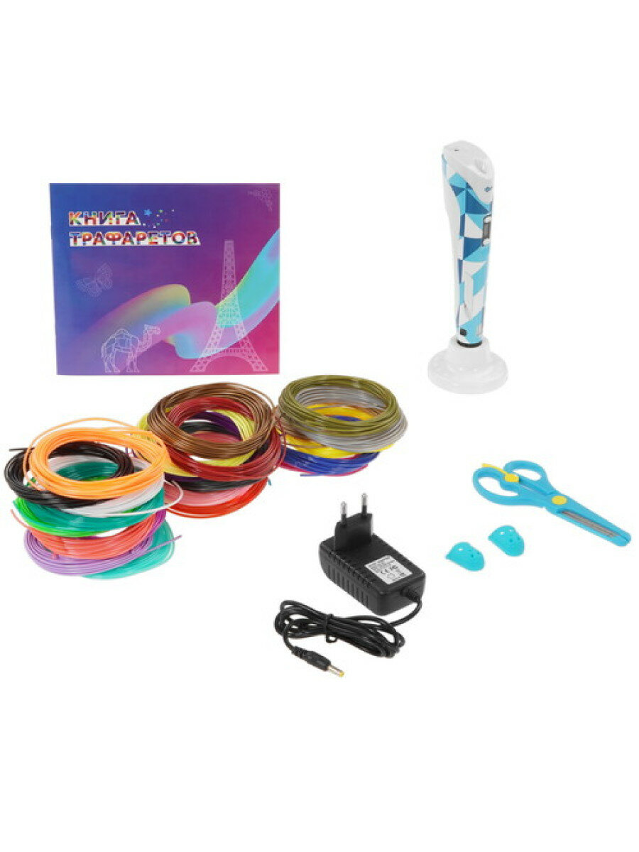 Набор для творчества с 3D-ручкой Даджет Art голубой