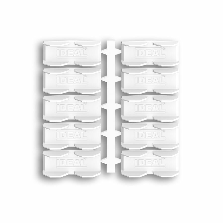 Соединительный крепеж плинтуса Идеал Дюра, набор из 10 шт. во флоупаке -1 упаковка