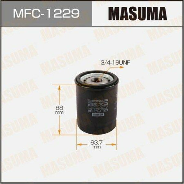 Фильтр масляный MASUMA MFC-1229 Mazda 929 2.0 83-87, Nissan Micra 1.0-1.4, Primera, Serena, Sunny 2.0