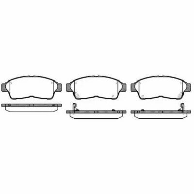 Колодки тормозные передние REMSA 0402.02 Toyota Carina E 92->