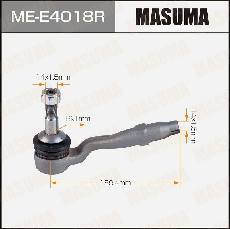 Наконечник рулевой тяги R MASUMA ME-E4018R Bmw 5-Series F10 Rh