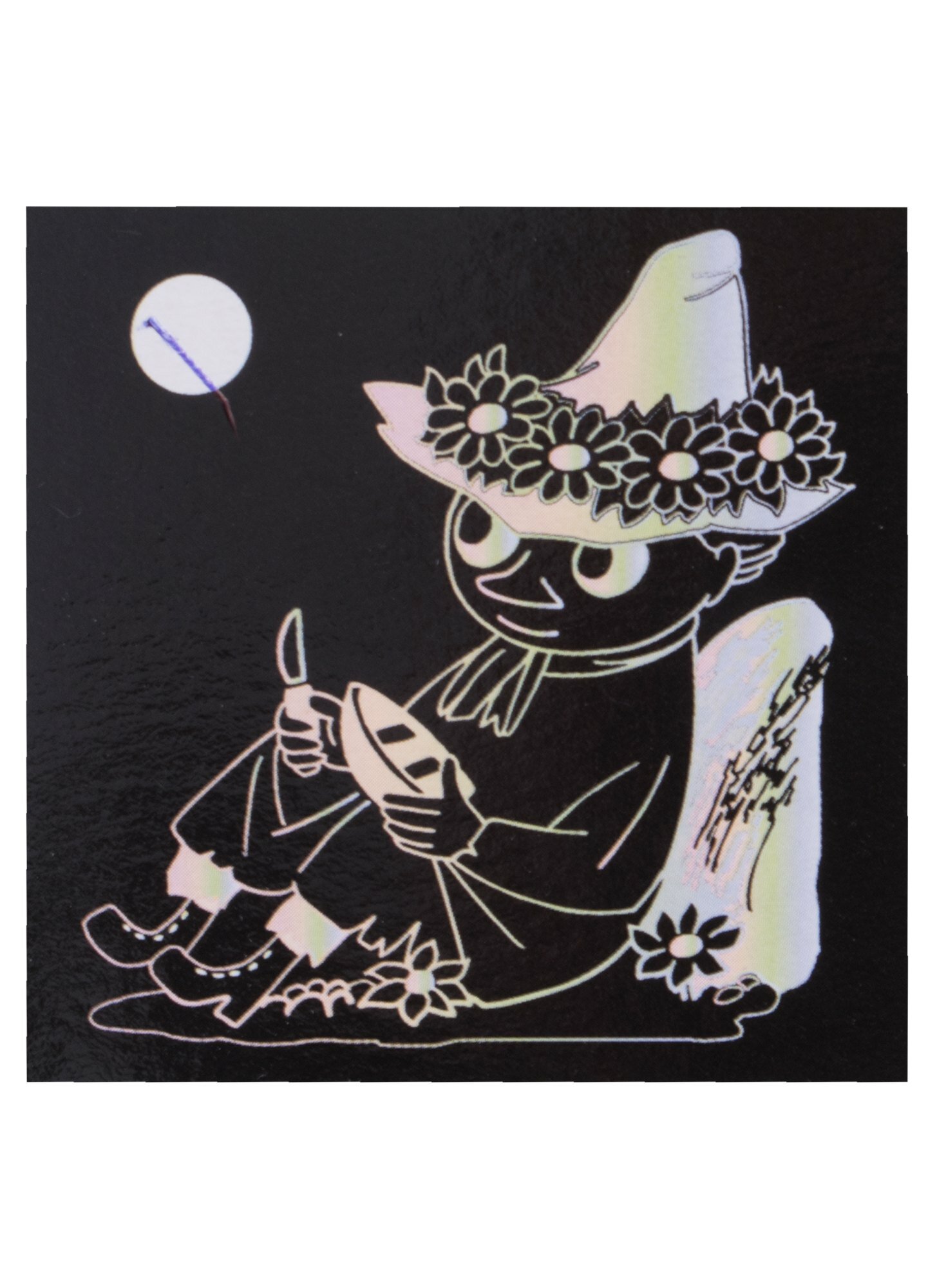 Гравюра MOOMIN с голографическим эффектом Снусмумрик (Гр-01)