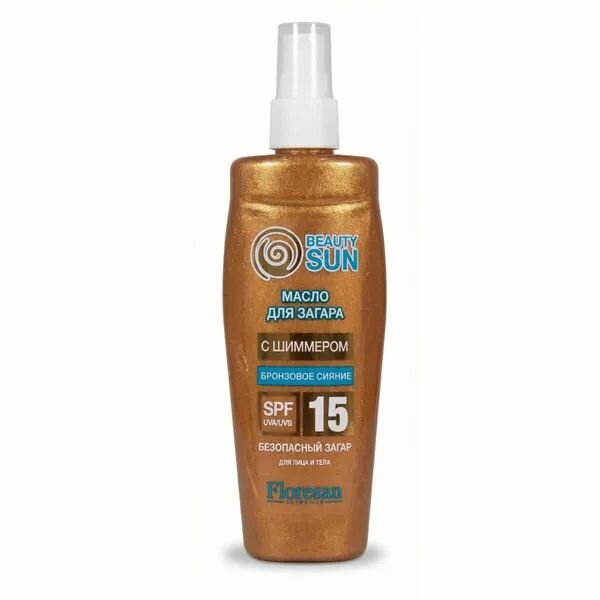 Beauty SUN Масло для быстрого загара SPF 15 Floresan ф-821