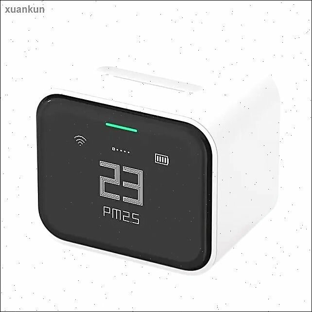 Монитор качества воздуха Air Monitor Lite CO2 датчик углекислого газа, 5 в 1 (температура, влажность, CO2, CO2,5, CO10-летучие частицы) HomeKit CGDN1, белый