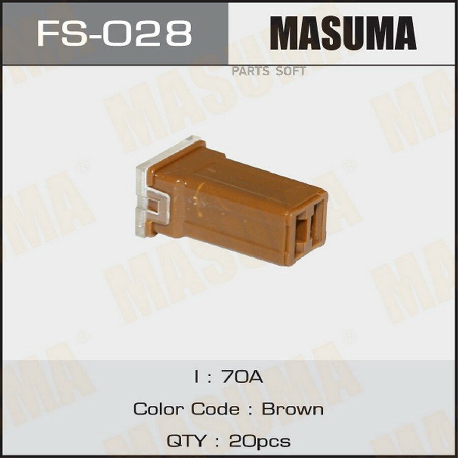 Предохранитель картриджный Mini 70А силовой MASUMA FS-028 | цена за 1 шт