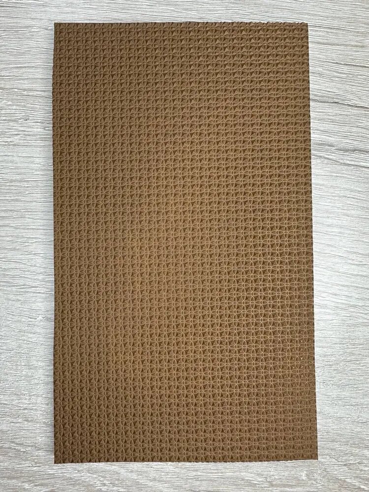 Подошва набойка для обуви демисезон разм.240х145х6мм Набойка рис. звезда цв. табак