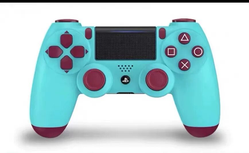 Фруктово-синий PS4 Pro Беспроводной Контроллер Bluetooth для ПК, Steam, iOS Игровых Устройств - Оригинальный Новый