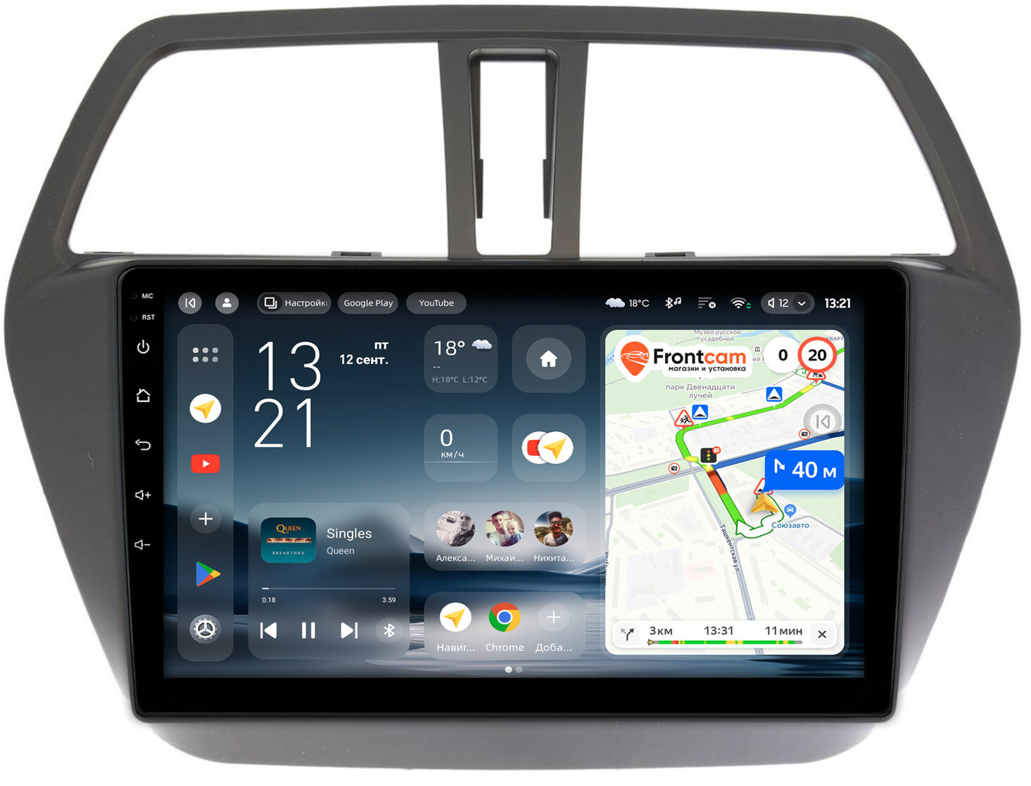 Штатная магнитола Teyes CC4L 6/64 9" RM-9217 Suzuki SX4 2 2013-2022 Android 14 with DTS® Audio (4G-SIM, DSP IPS, AI)