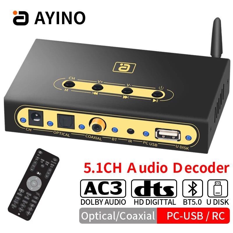 Беспроводной аудио декодер DA720 5.1CH, EU Adapter