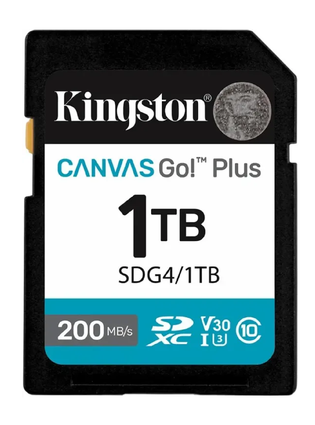 Карта памяти Kingston SDG4, SDXC, 1 TB, скорость чтения 200MB/s, для фото и видео