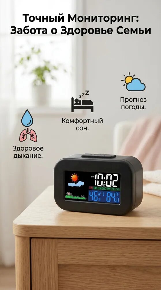 Крытый дисплей температуры 1пкс