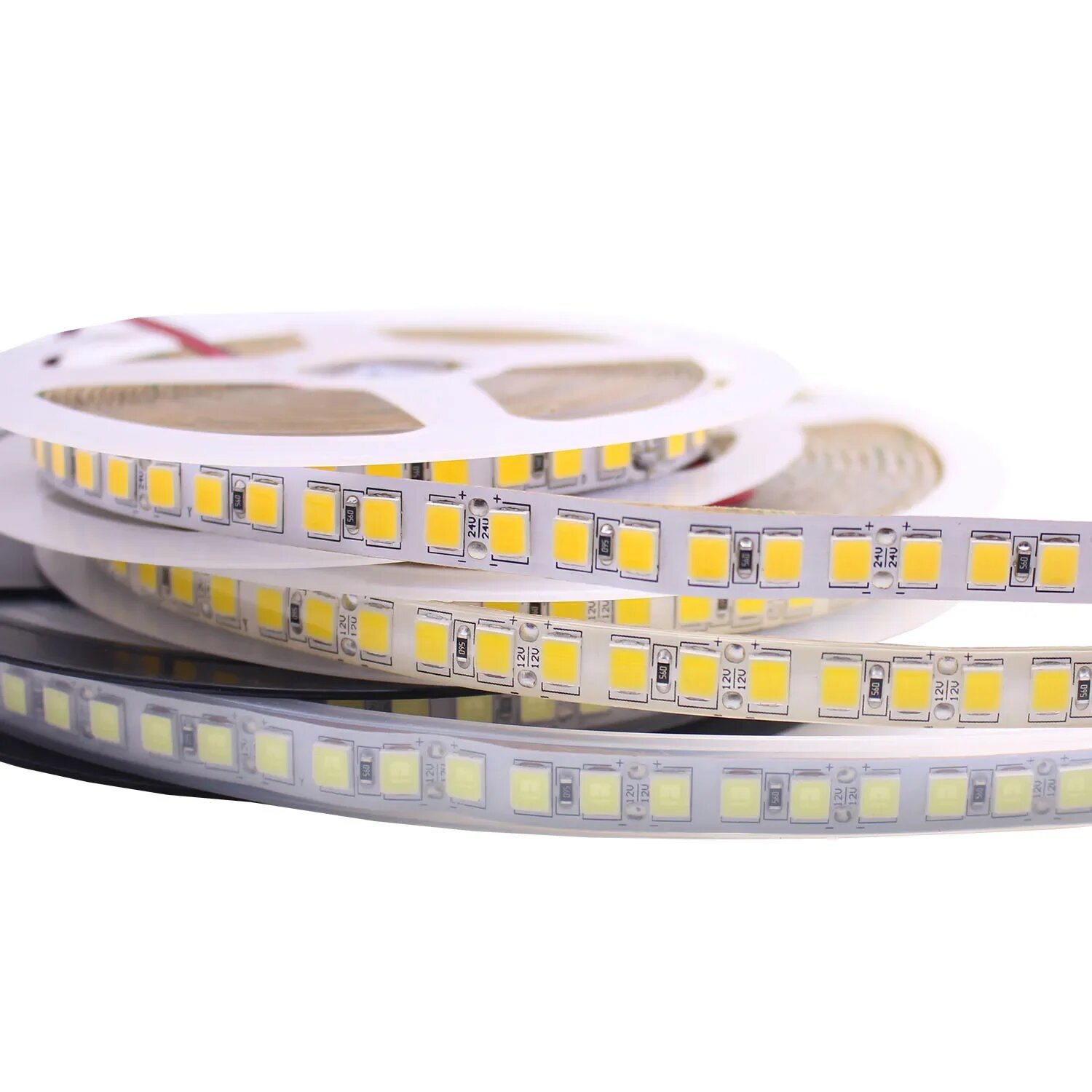 Светодиодная лента SMD5054 белая 5м 12V, IP20