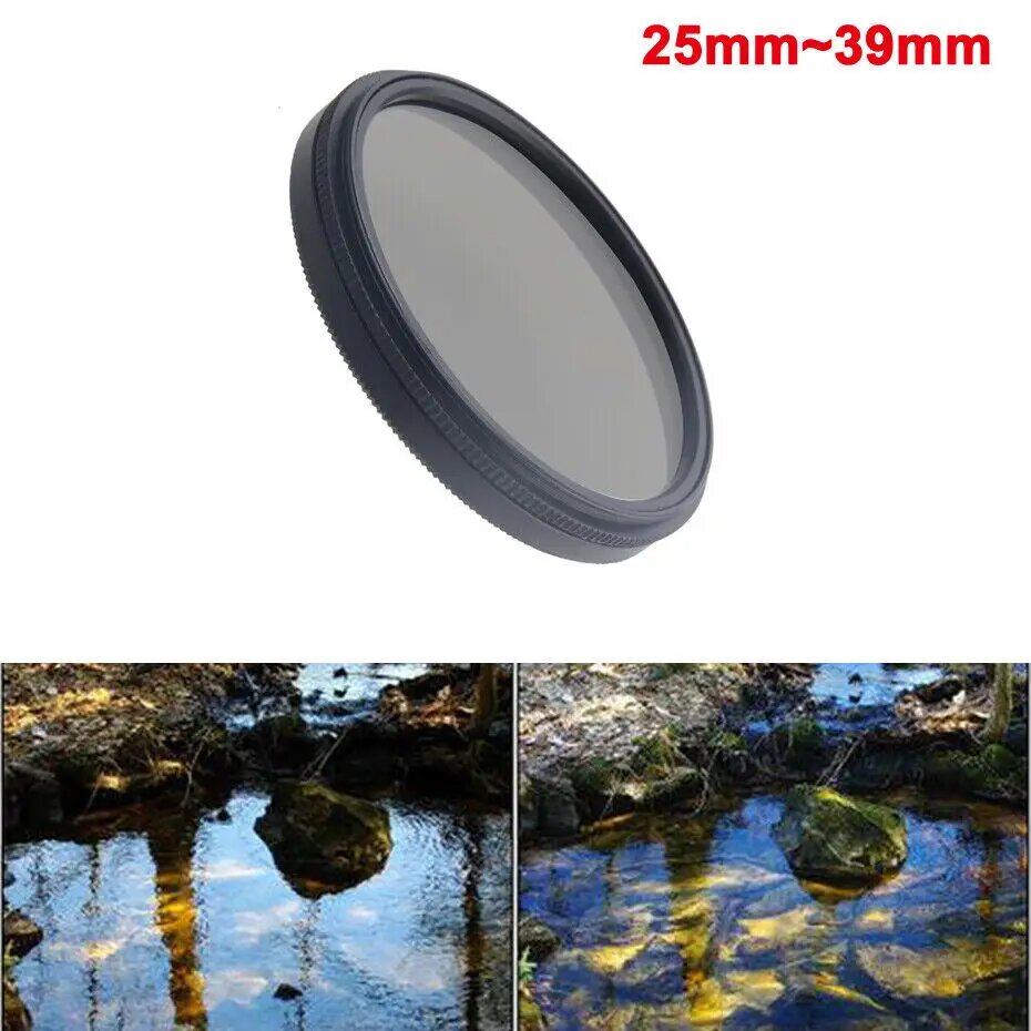 CPL фильтр 25.5mm для Canon, Nikon, Sony