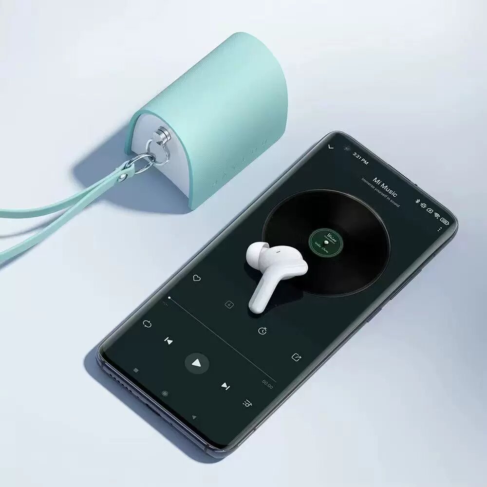 Haylou Lady Bag Беспроводные наушники Bluetooth с шумоподавлением, долгим сроком службы батареи, синий цвет - только