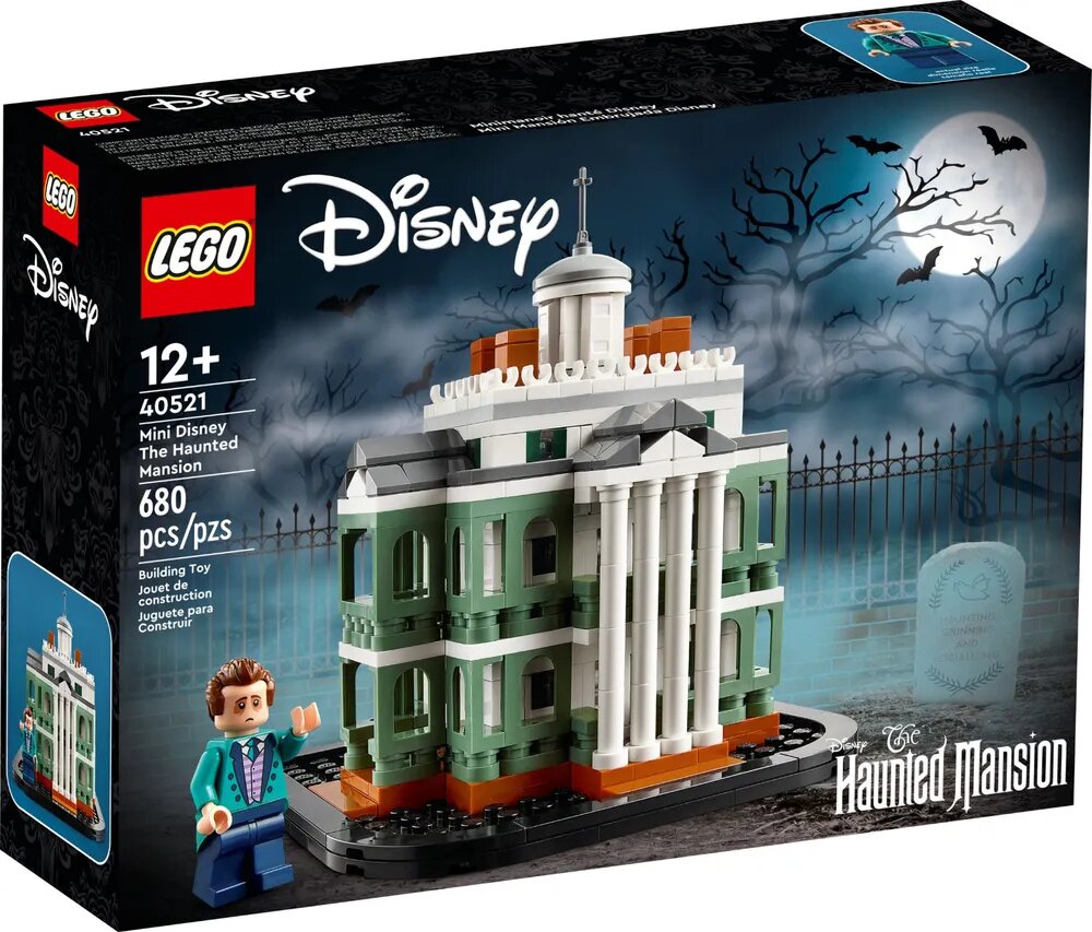 Лего Disney серия, LEGO 40521 Mini Disney The Haunted Mansion, lego конструктор для мальчика, лего для девочек