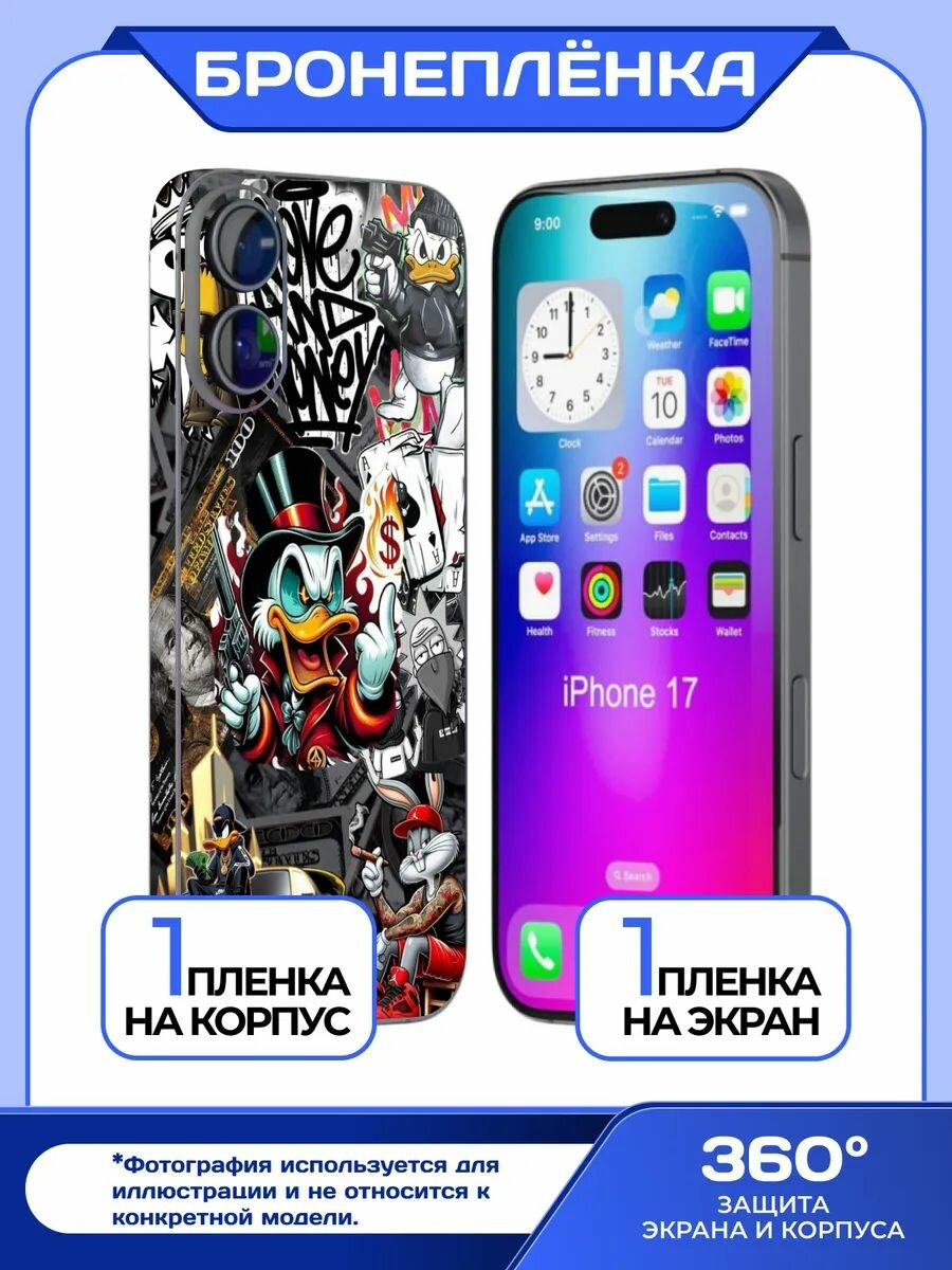Пленка на экран и корпус для iPhone 16