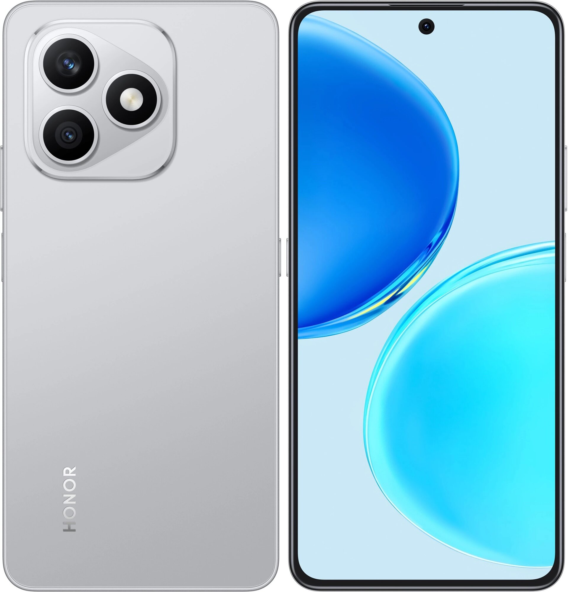 Смартфон Honor X8d, 8/256 ГБ, Dual nano SIM, серый, (Velvet Gray)