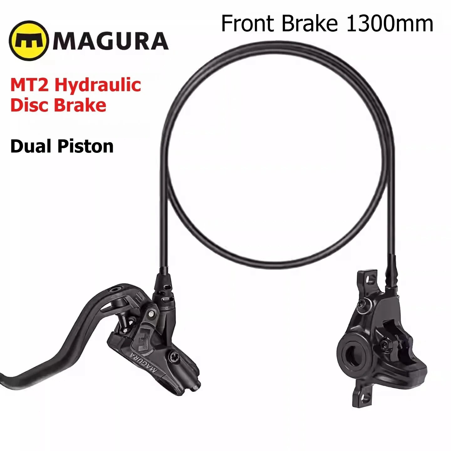 MAGURA MT2 Тормозная система 2-поршневой гидравлический дисковый тормоз MT2 Front 1300mm