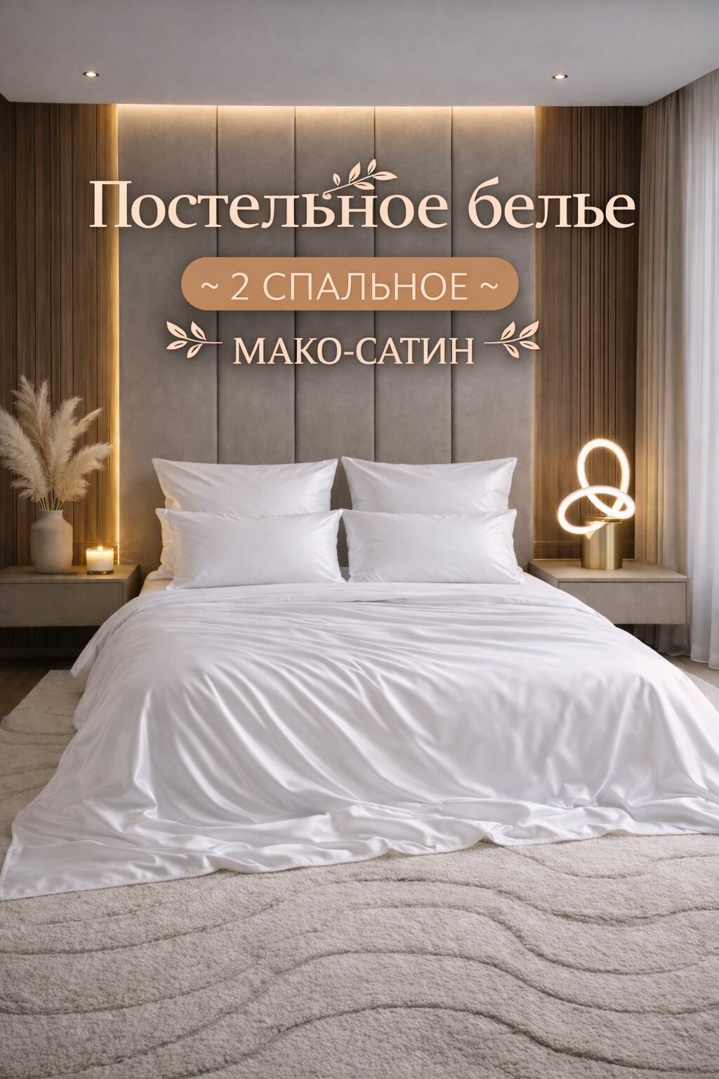 " хилтон " постельное белье 2 спальное, 100% египетский хлопок мако сатин