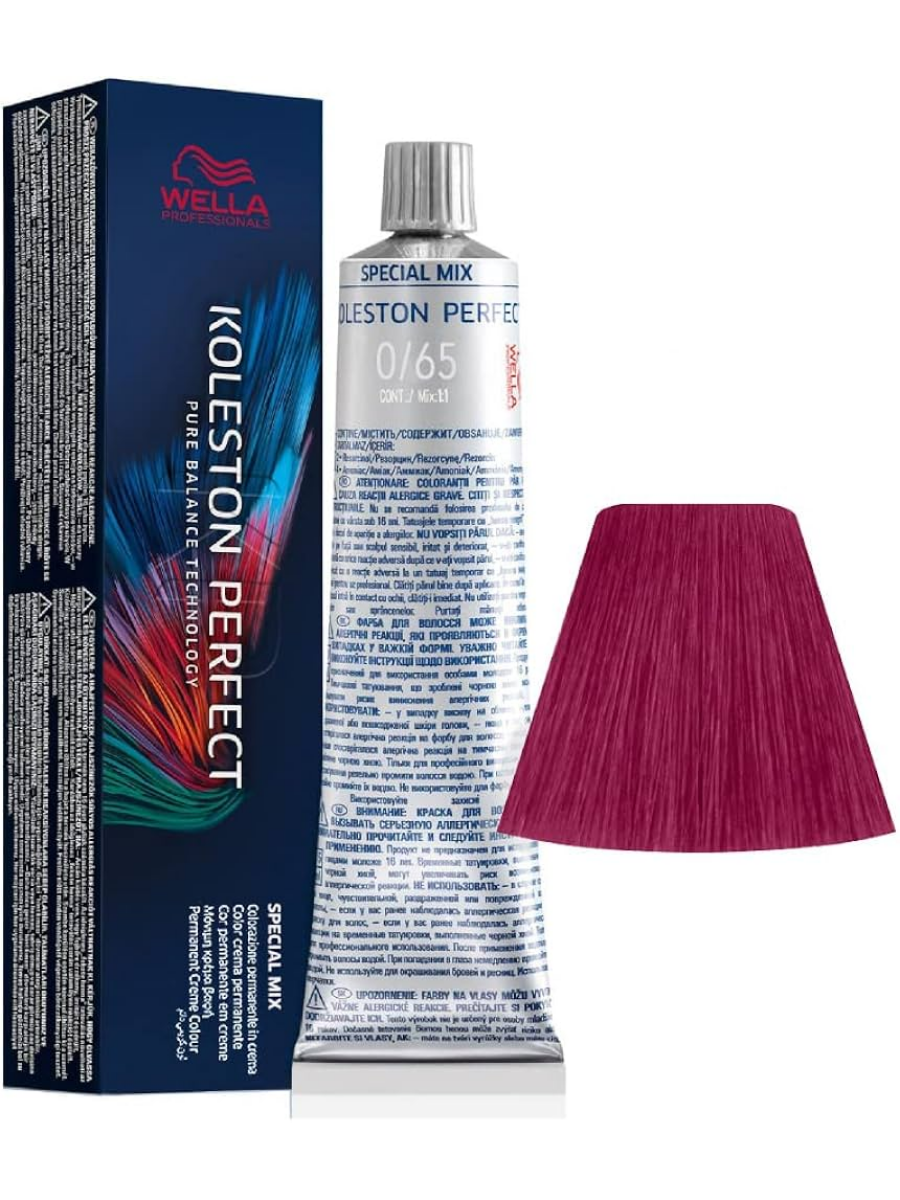 Краска для волос Wella Professionals Koleston Perfect ME+, Стойкая крем-краска для волос c технологией ME+, 0/65