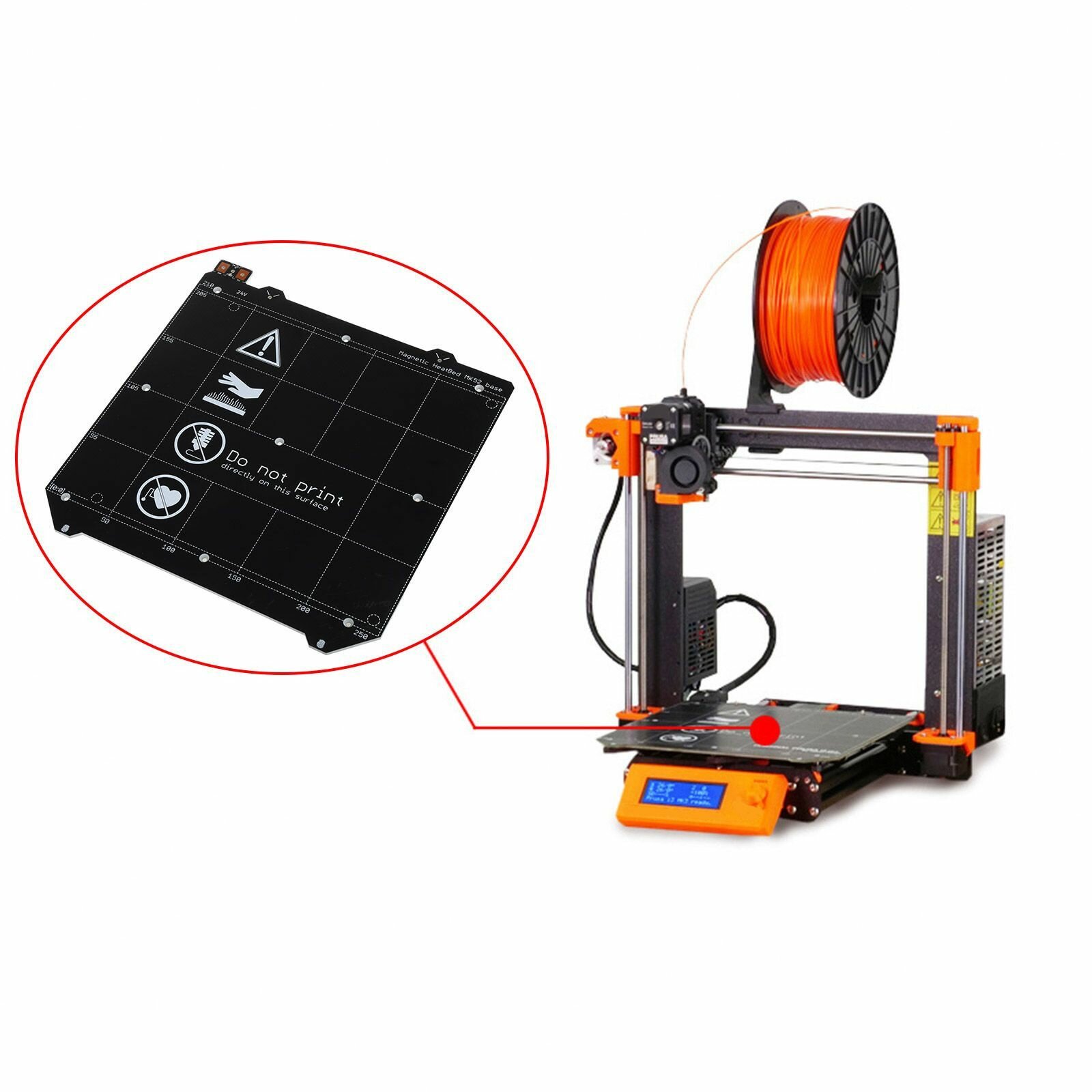 3D-печать в расщепке для принтера Voron Switchwire Printer с подогревом 24 В Prusa-I3