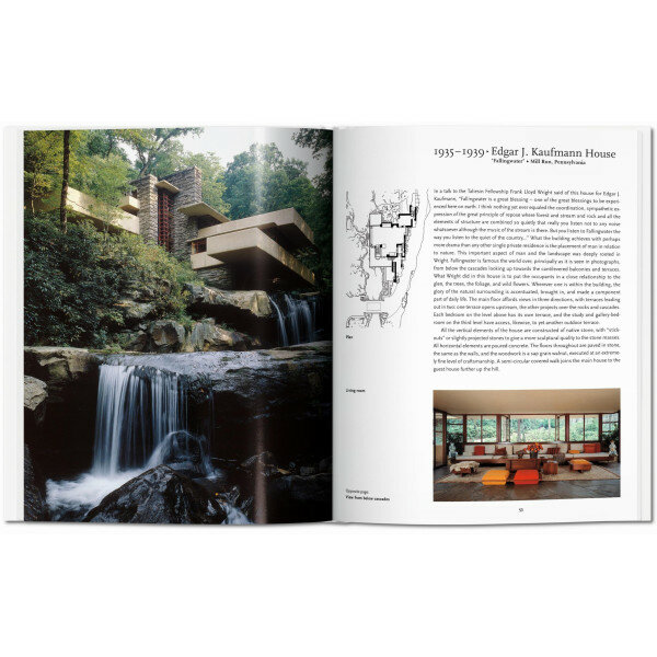 Книга Taschen "Wright Basic Arch" Bruce Brooks Pfeiffer 2015г, 96стр, твёрдый переплёт — фото 1