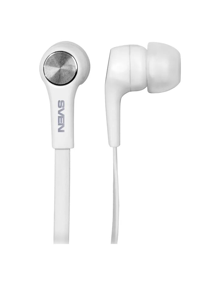 Наушники Sven E-211M SV-015749 white, mini jack 3.5 мм, проводные