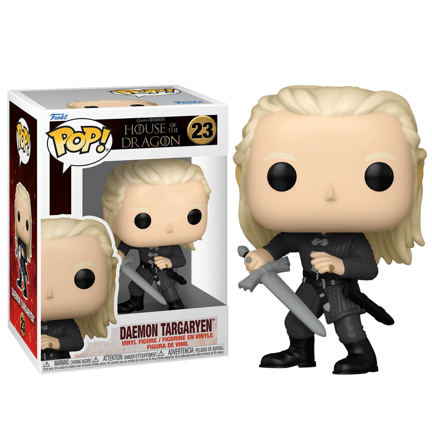 Фигурка Funko POP! House of the Dragon - Daemon Targaryen 83464 (23) Дейемон Таргариен — фото 1