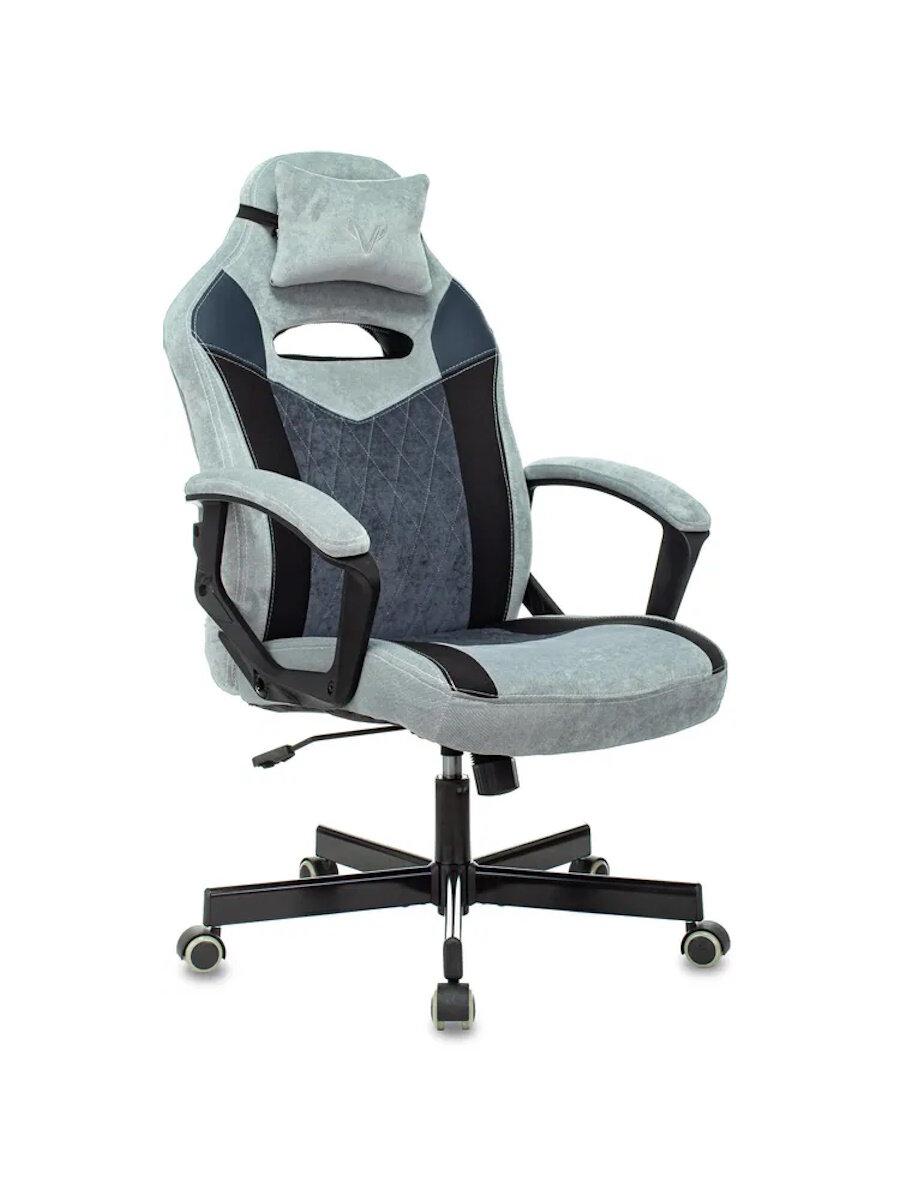 Кресло игровое Бюрократ VIKING 6 KNIGHT BL FABRIC обивка ткань, до 120 кг