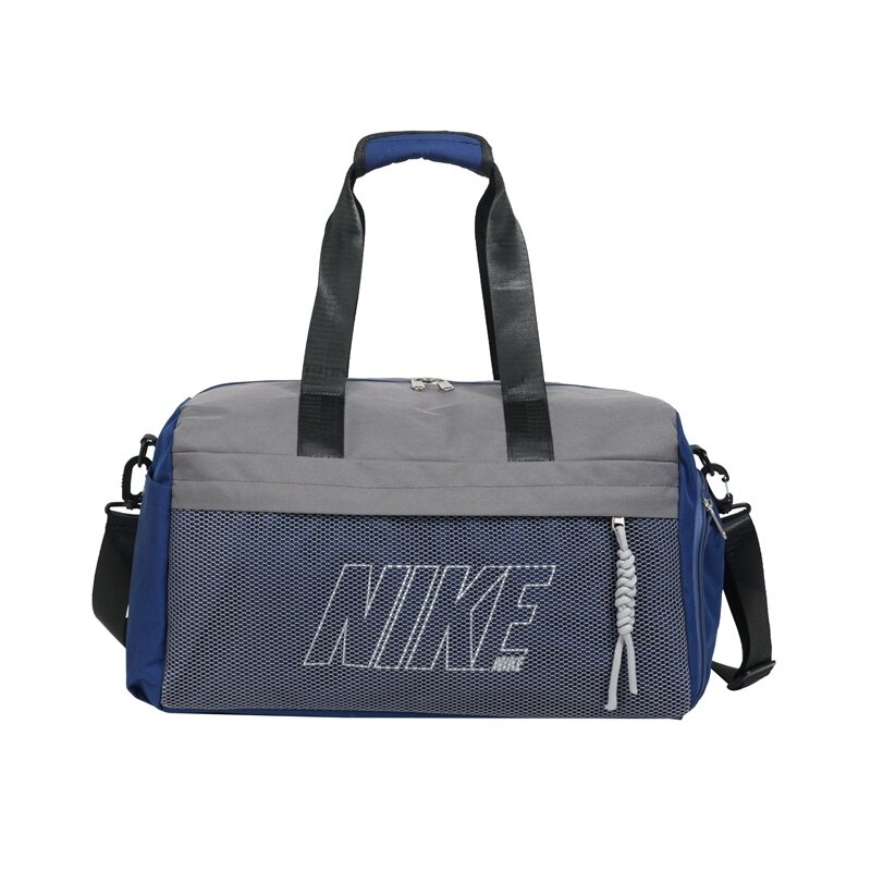 Спортивная сумка Nike, нейлон, унисекс, молниеносная застежка, синяя