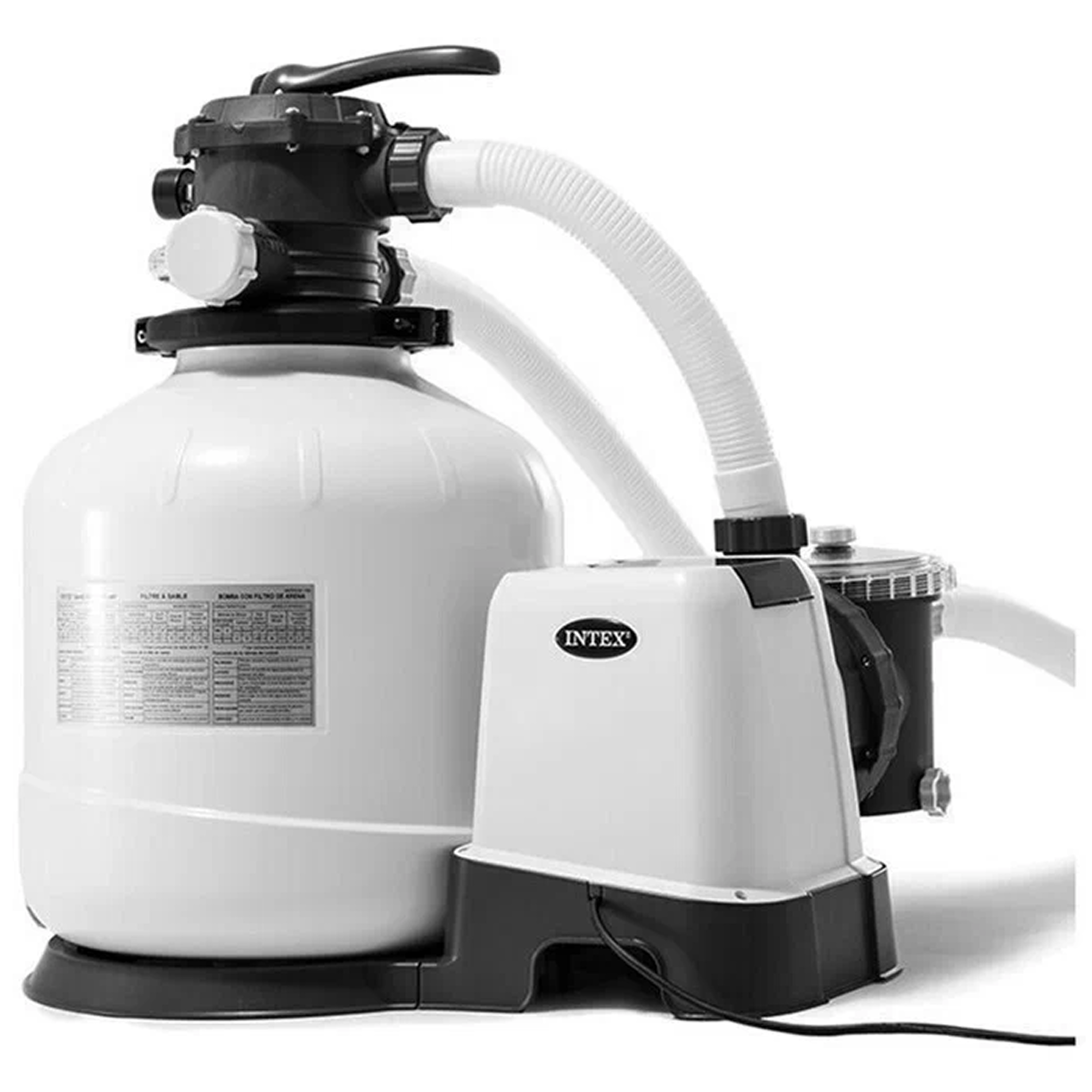 Песочный Фильтр-насос для бассейна Intex 26652, 10 м3/час, самовсасывание