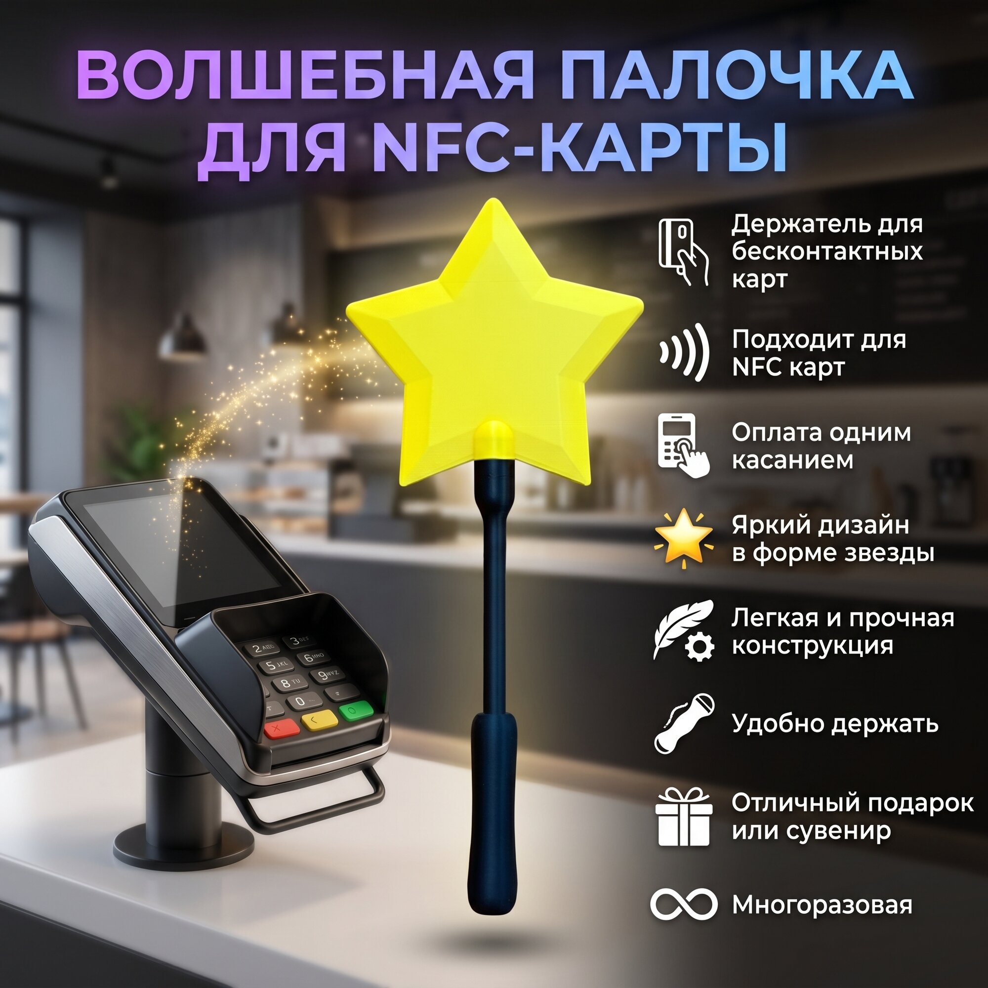 Волшебная палочка для банковской карты