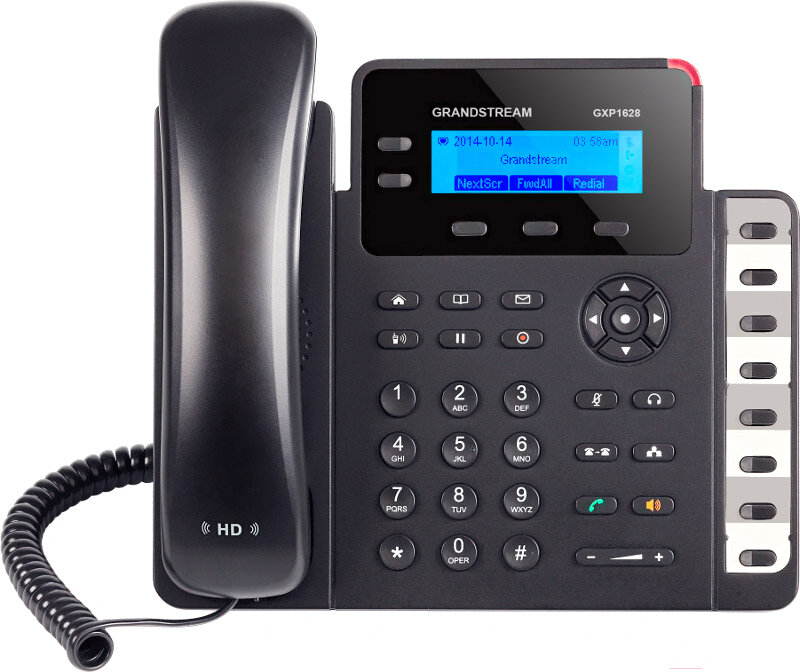 Телефон стационарный IP GXP-1628 черный