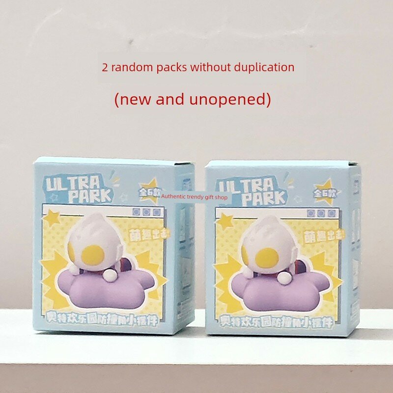 Оригинальная фигурка Ультрамена Тиги из серии Happy Garden, защита углов от ударов, настольная мини-фигурка,