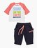 Комплект одежды Mini Maxi, размер 98, белый/розовый