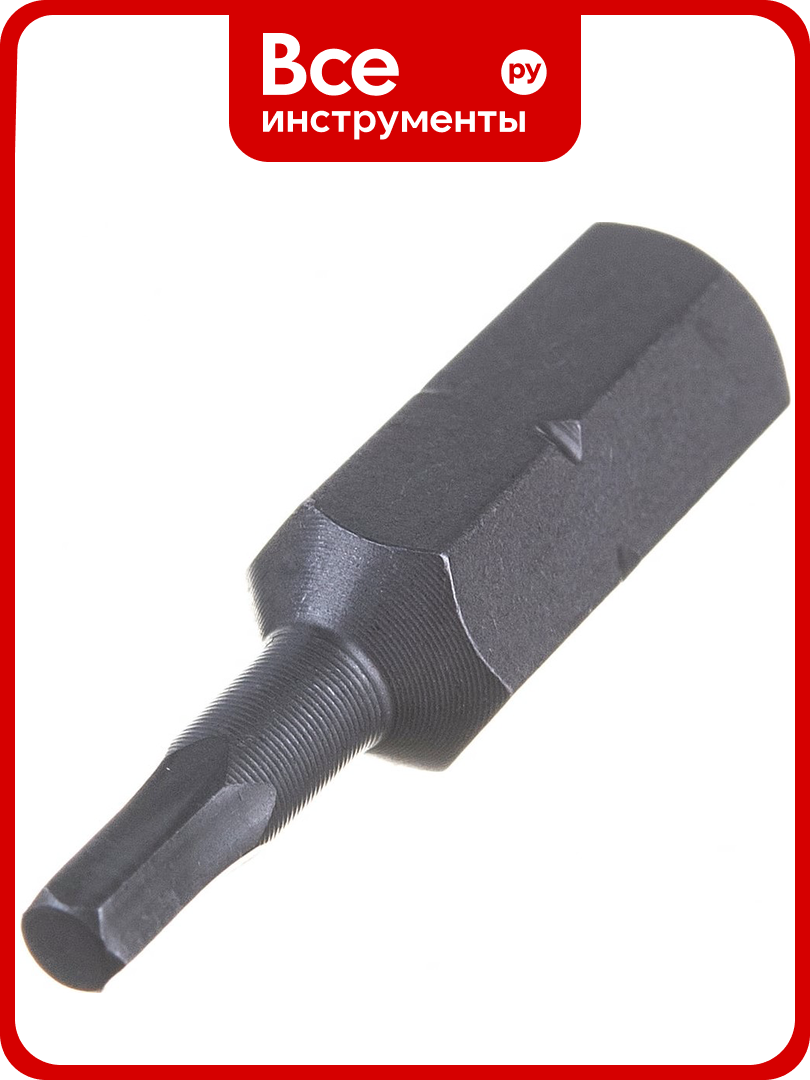 Бита Wera 840/1 Z SW 2.5/25 мм WE-056310 внешний шестигранный бит из стали, совместимый с 1/4‑дюймовым хвостовиком