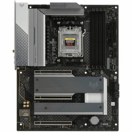 Материнская плата Sapphire NITRO+ B850A WIFI7 - AM5, AMD B850, 1xPCI-Ex16, 3xM.2, ATX