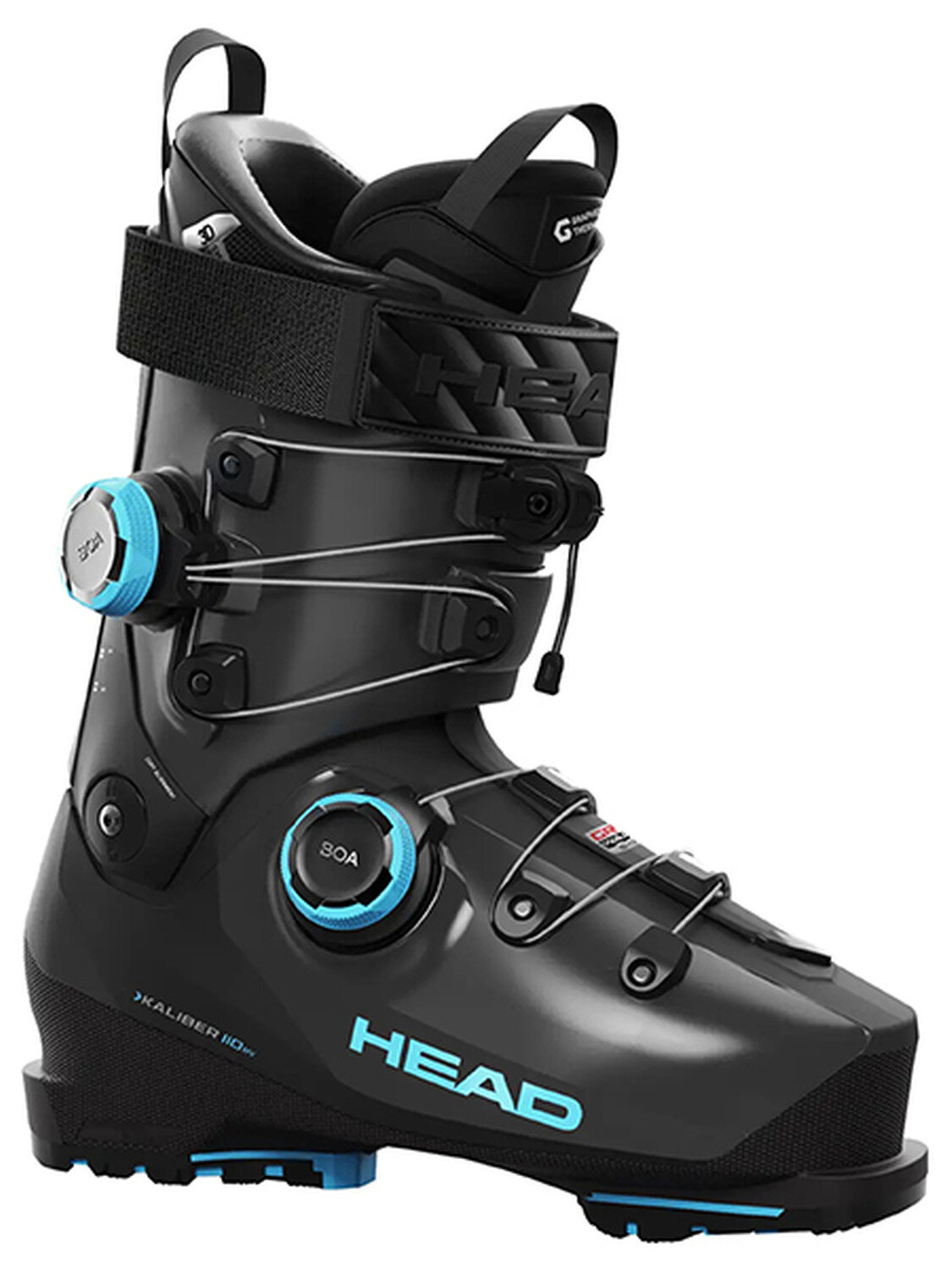 Горнолыжные ботинки Head Kaliber 110 MV GW BOA 2 Anthracite/Speed blue 25/26 , для мужчин , черный