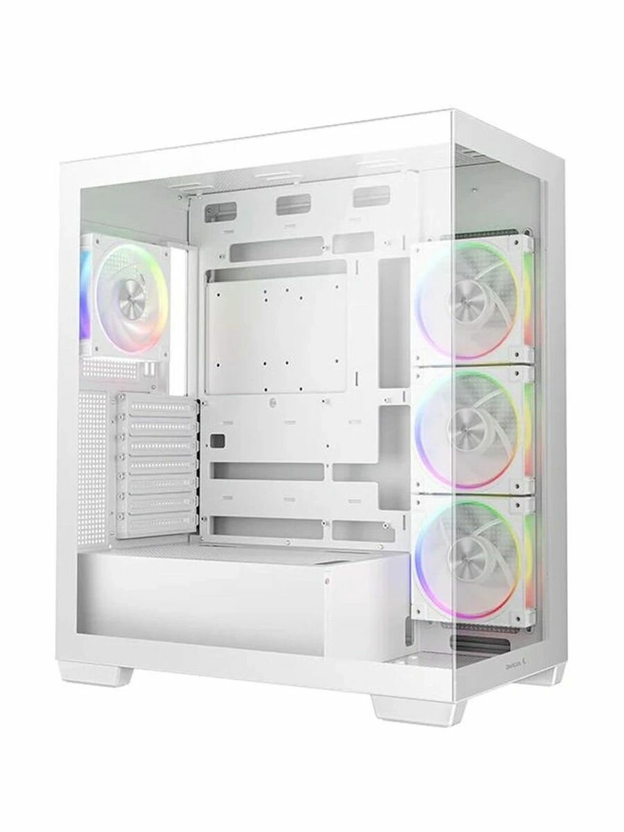 Корпус Deepcool CG580 4F V2 WH белый без БП ATX 6x120mm 4x140mm 2xUSB3.0 audio bott PSU
