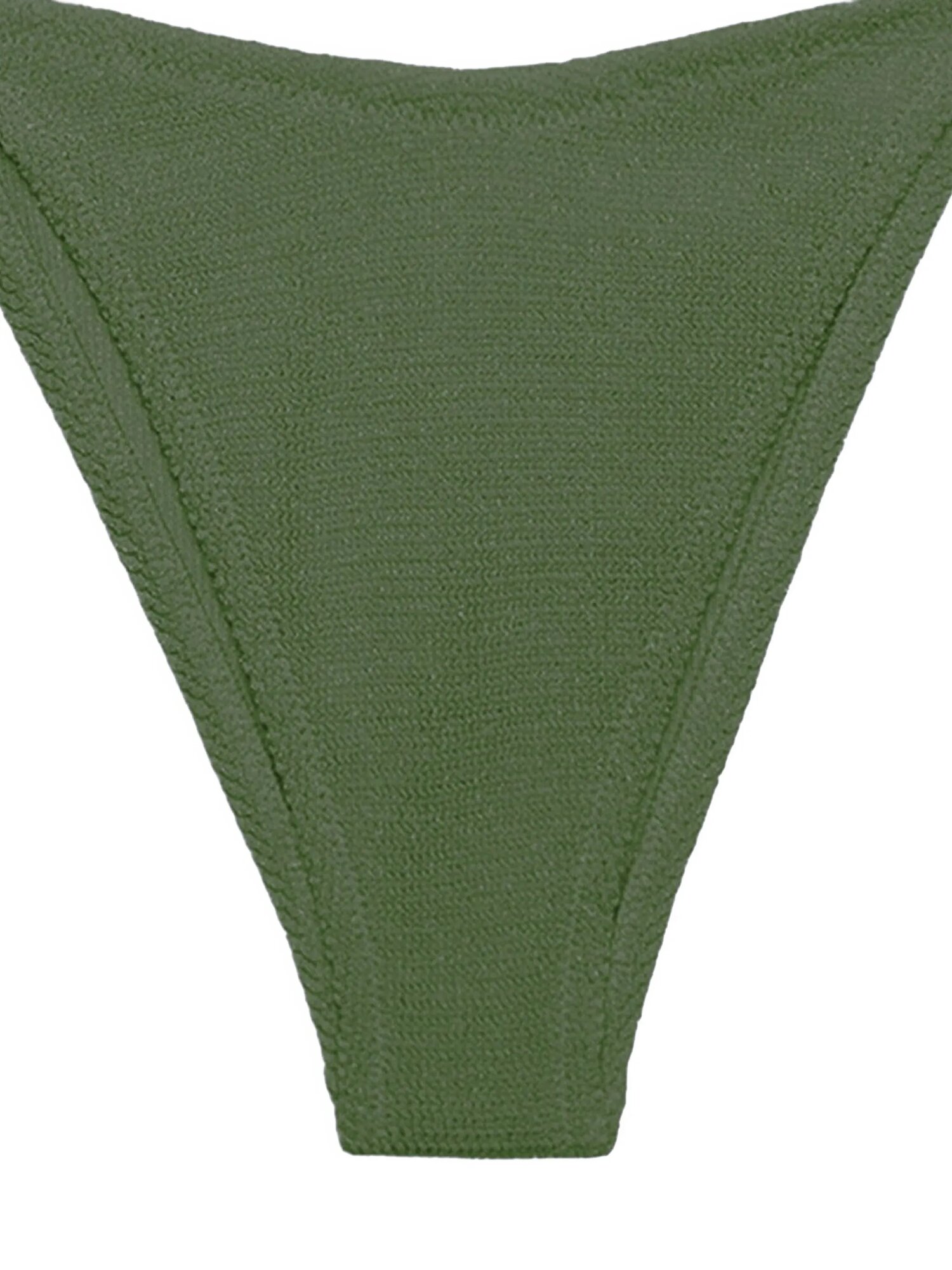 Купальник MC2 Saint Barth Crinkle-fabric bikini bottoms, размер 46, green — фото 1