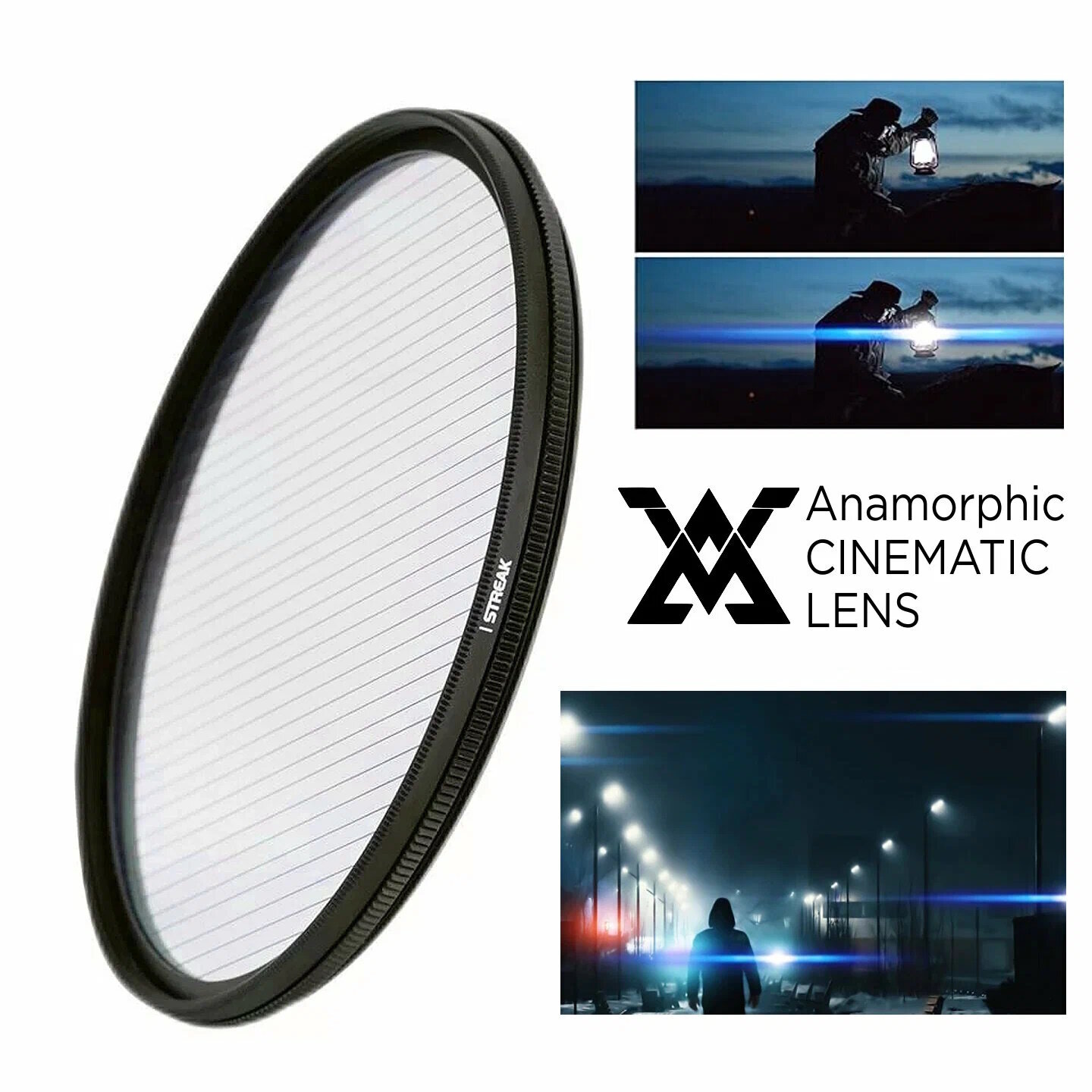 Светофильтр Vormaxlens Streak Filter, 67 мм, синие (циан) блики