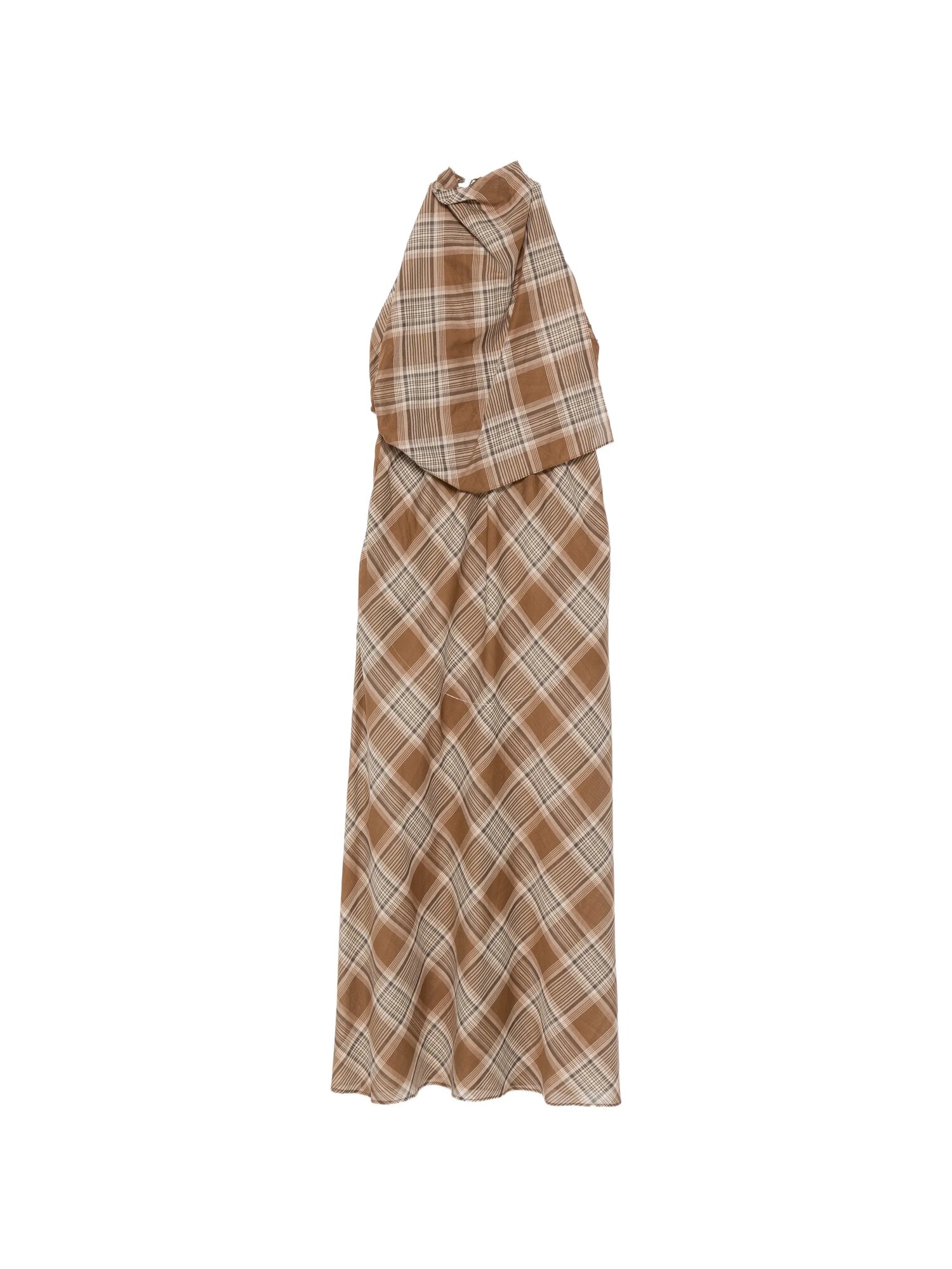 Платье Layered halterneck midi dress