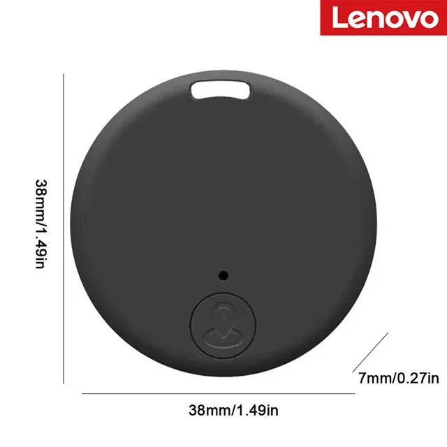 Устройство Lenovo Bluetooth 5.3 для защиты от потери, GPS-трекер Air Tag для домашних животных, пожилых людей, детей и кошельков, совместимое с iOS и Android, локатор 2026