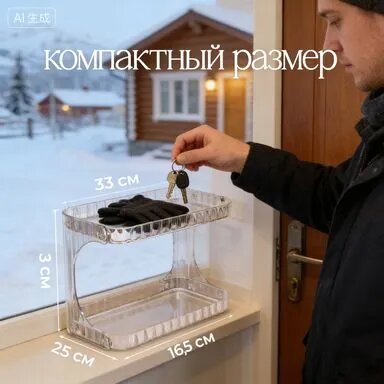 Полка, 16х31х23 см, 1 шт.