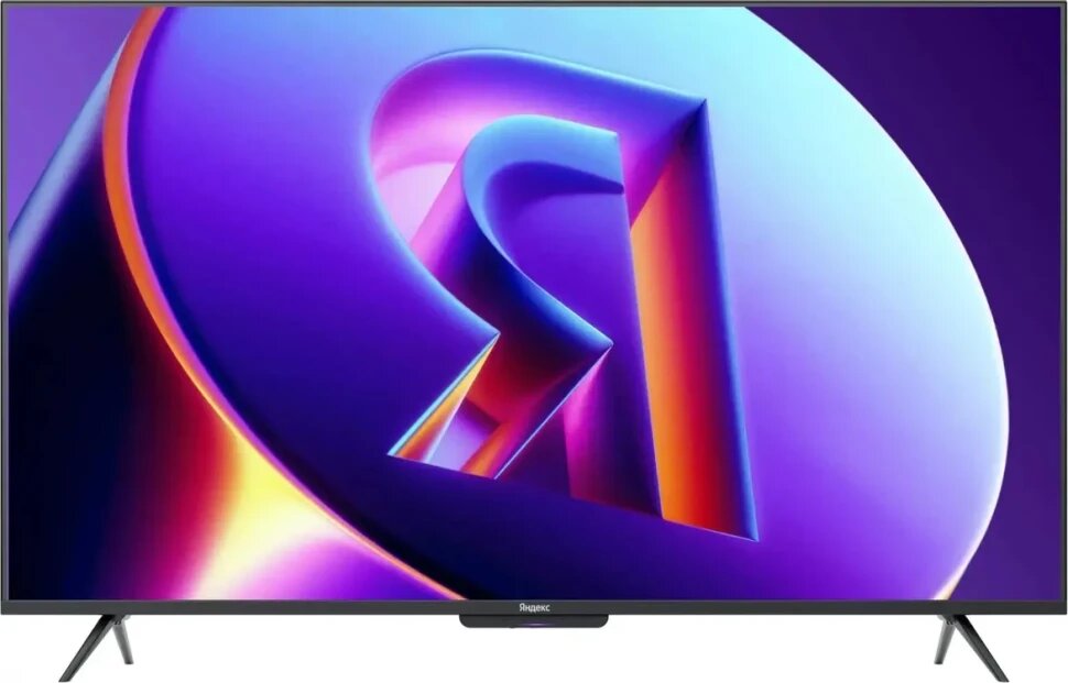 55" Телевизор YANDEX ТВ Станция MiniLED с Алисой YNDX-00098 черный 3840x2160, 4K Ultra HD, 120 Гц, Wi-Fi, Smart TV, Яндекс ТВ