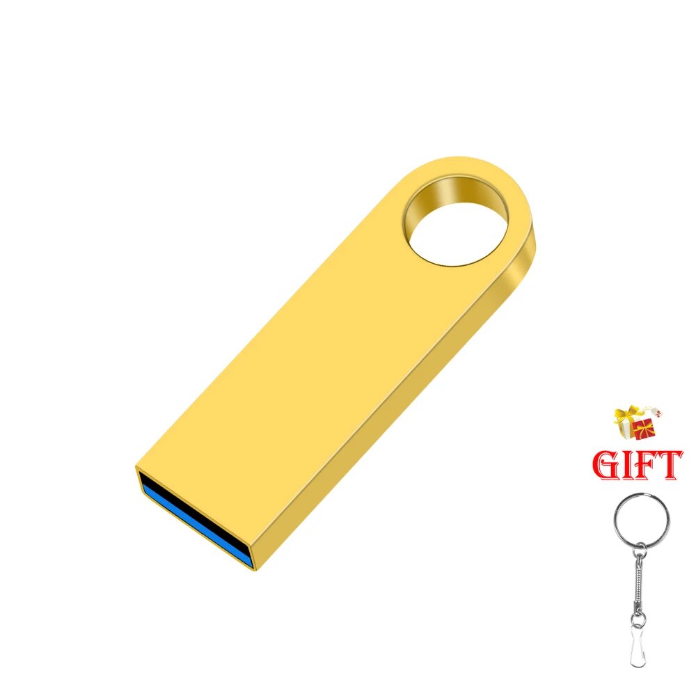 JASTER TYPE-C USB Stick металлический флэш-накопитель 2 ГБ, Желтый, Gold