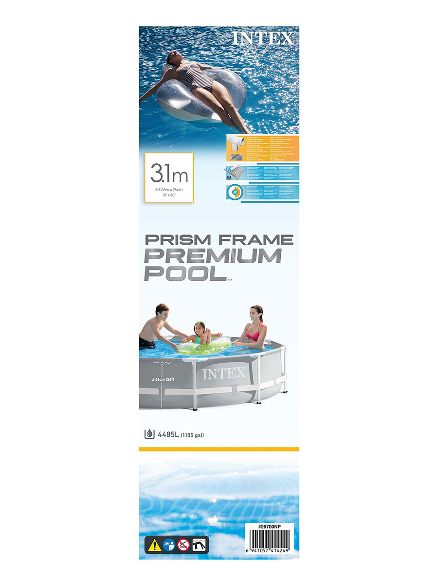 Intex Каркасный бассейн Prism Frame, 3,1 м (305x76 см), 26700NP