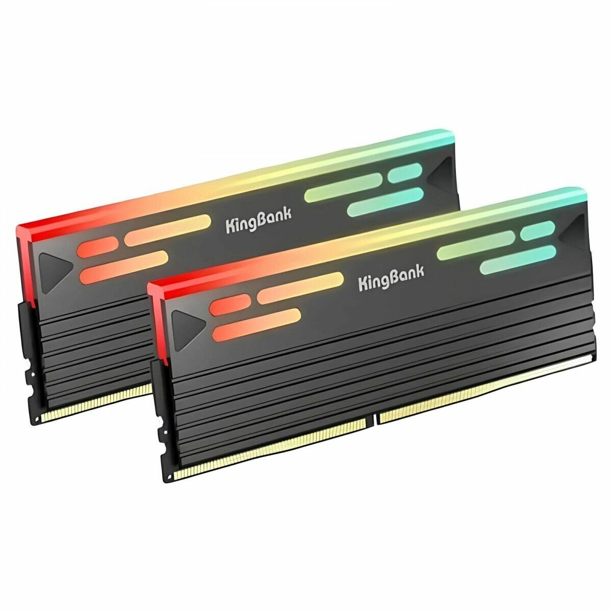 Оперативная память KingBank Dark StarBlade RGB 32Гб (2x16Гб) DDR5-8000, CL36-48-48-126, Чёрный (K5.01. FLA5KD9501)