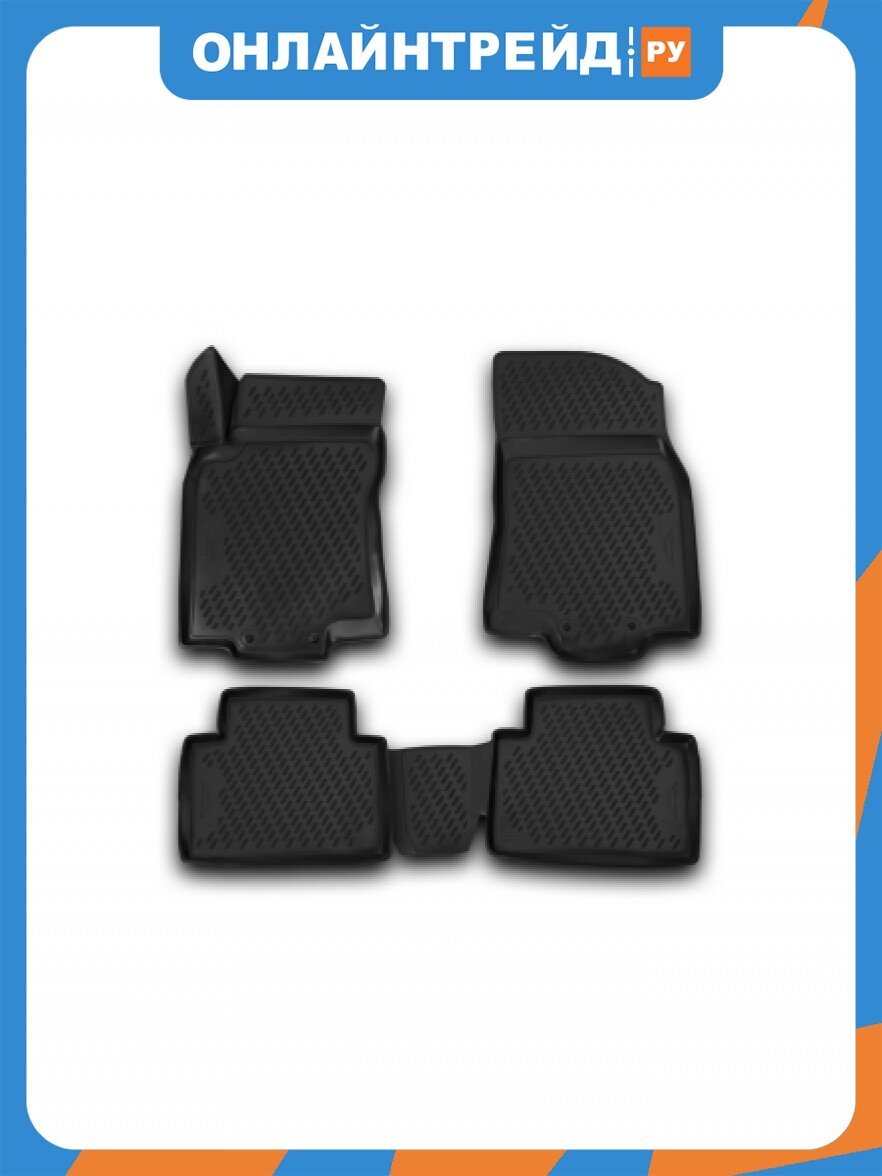 Коврики 3D в салон Autofamily ELEMENT для NISSAN X-Trail (2015-н. в.) (CARNIS00059)