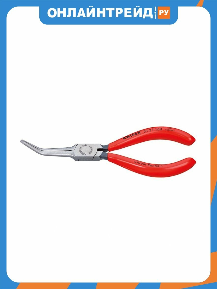 Длинногубцы Knipex 3121160, черненые, черного цвета 160 mm